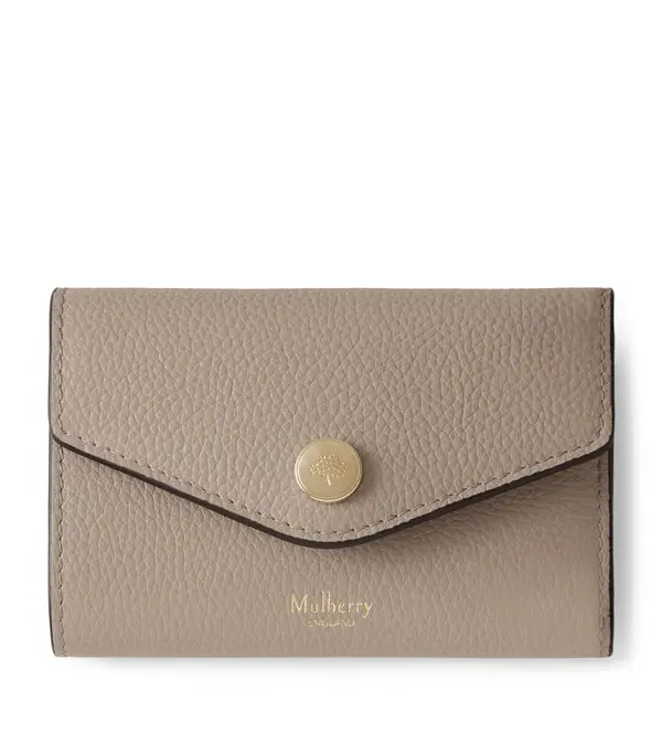 Mulberry Leather Folded Wallet - Neutral