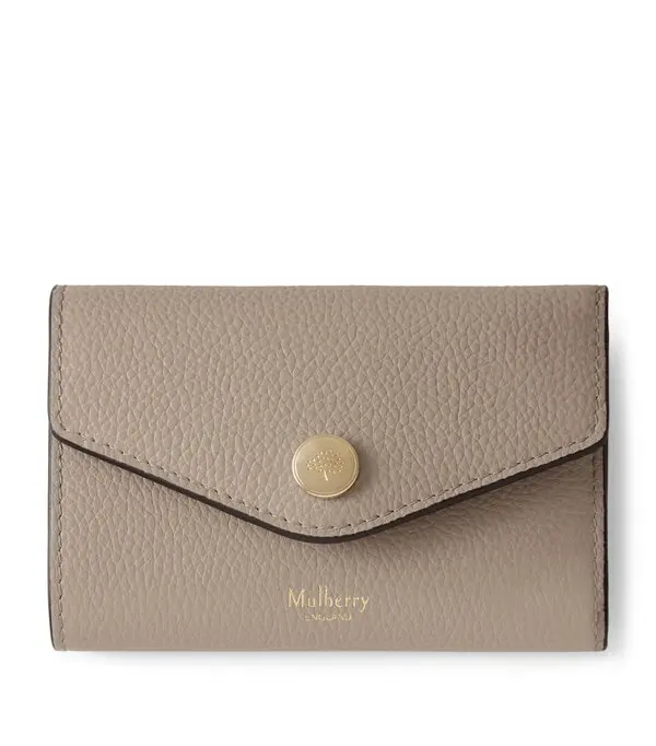 Mulberry Leather Folded Wallet - Neutral
