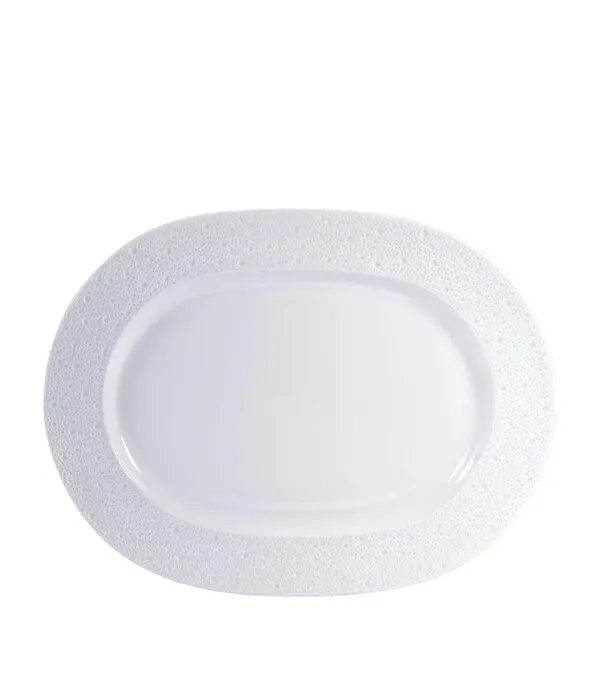 Bernardaud Ecume Oval Platter - White