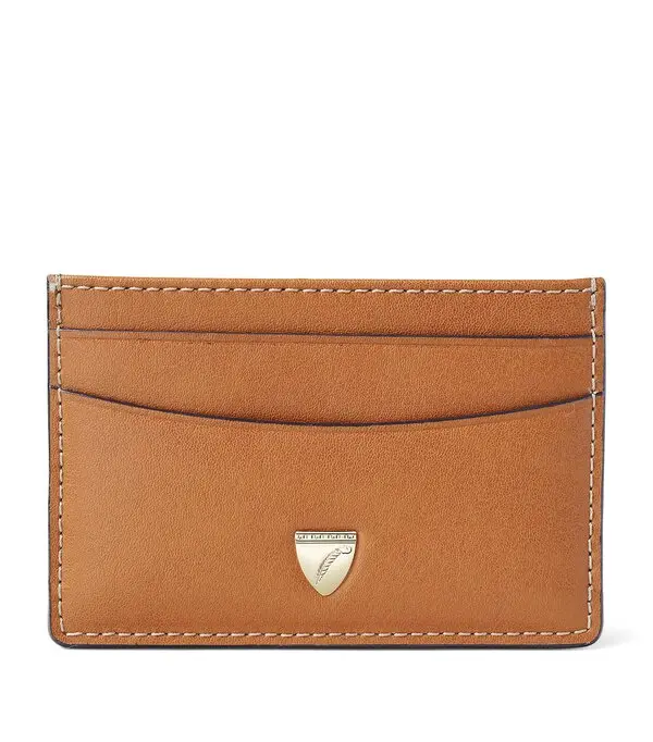 ASPINAL OF LONDON Leather Card Holder - Brown