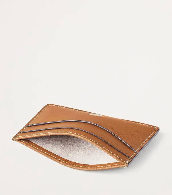 ASPINAL OF LONDON Leather Card Holder - Brown