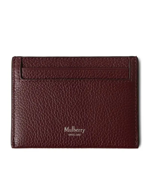 Mulberry Continental Card Holder - Burgundy