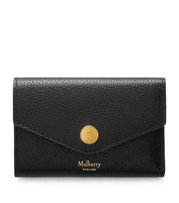 Mulberry Leather Folded Multi-card Wallet - Black