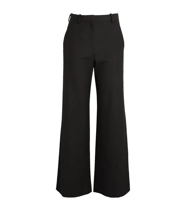 Maje Flared Tailored Trousers - Black