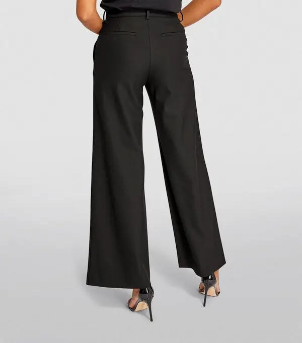 Maje Flared Tailored Trousers - Black