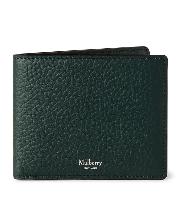 Mulberry Leather Bifold Wallet - Green