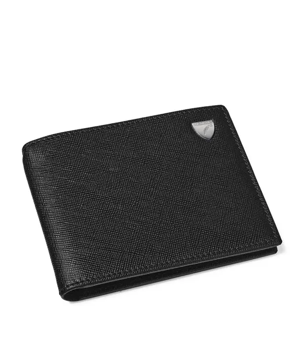 ASPINAL OF LONDON Leather Bi-fold Wallet - Black
