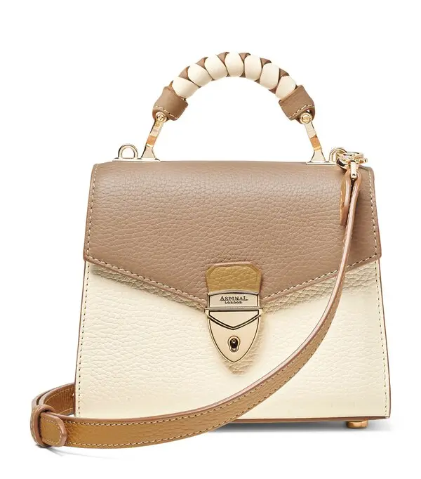 ASPINAL OF LONDON Mini Mayfair Top-handle Bag - Neutral