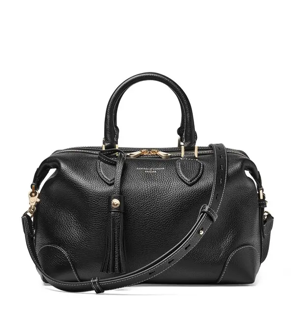 ASPINAL OF LONDON Midi The Hudson Bowling Bag - Black