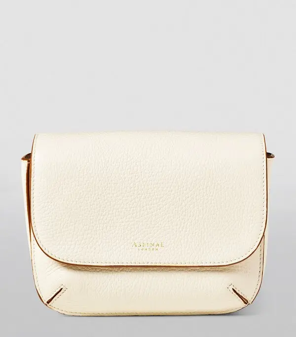 ASPINAL OF LONDON Leather Ella Cross-body Bag - Neutral