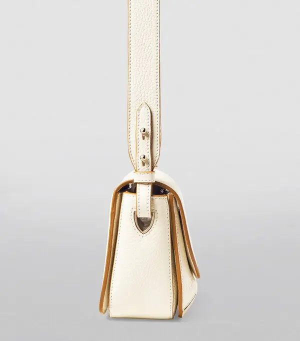 ASPINAL OF LONDON Leather Ella Cross-body Bag - Neutral