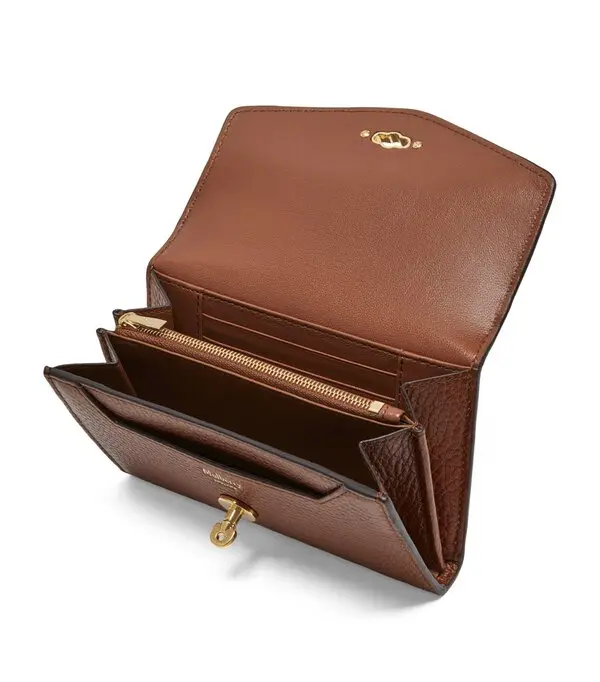 Mulberry Medium Leather Darley Wallet - Brown
