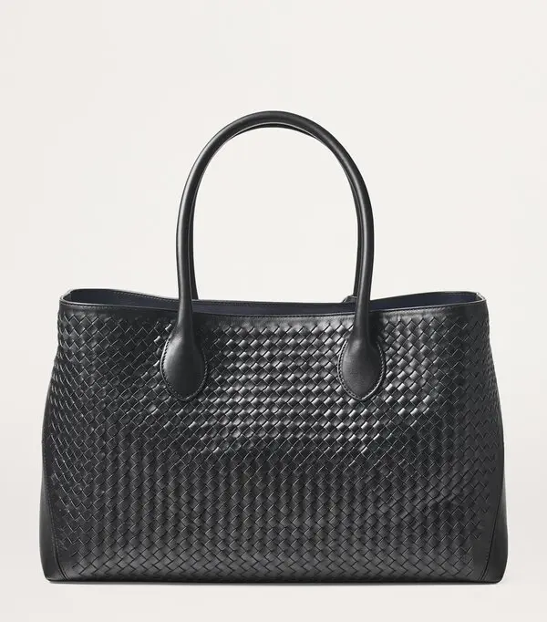 ASPINAL OF LONDON Leather London Tote - Black