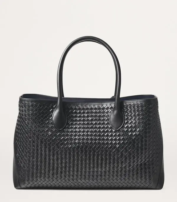 ASPINAL OF LONDON Leather London Tote - Black