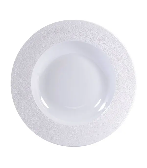 Bernardaud Ecume Soup Plate - White