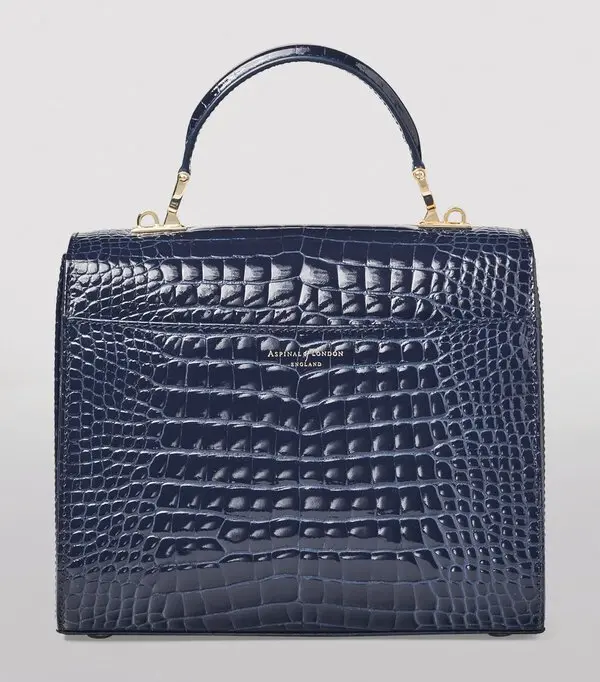 ASPINAL OF LONDON Mayfair Top-handle Bag - Blue