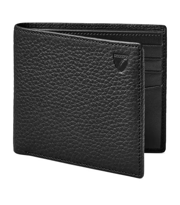 ASPINAL OF LONDON Classic Billfold Leather Wallet - Black