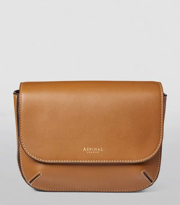 ASPINAL OF LONDON Leather Ella Cross-body Bag - Brown