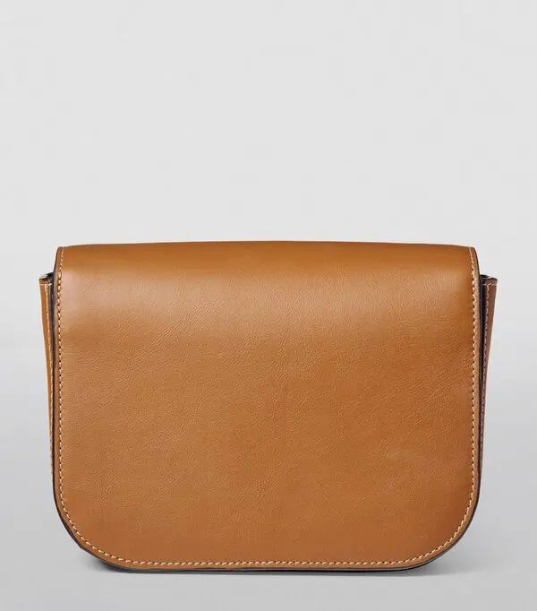 ASPINAL OF LONDON Leather Ella Cross-body Bag - Brown