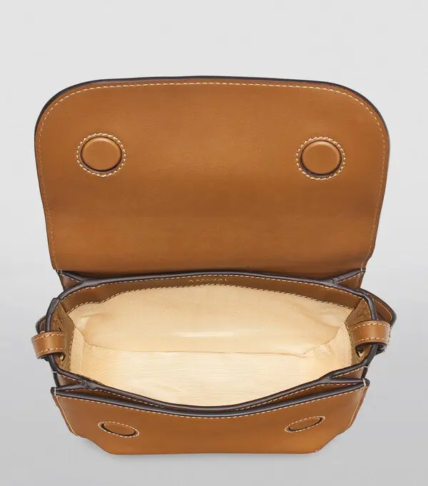 ASPINAL OF LONDON Leather Ella Cross-body Bag - Brown