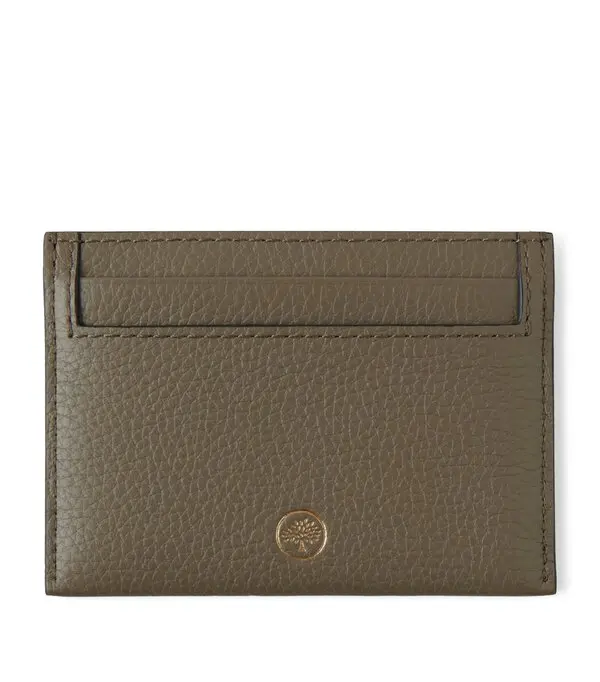 Mulberry Leather Logo Card Holder