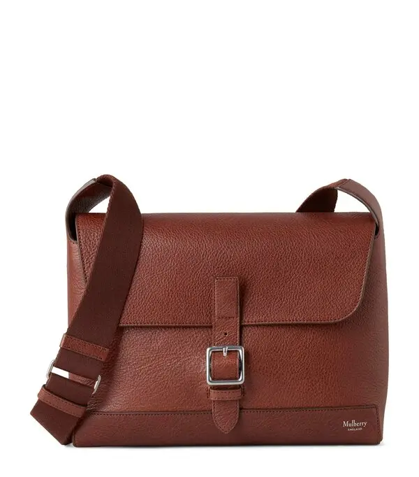 Mulberry Small Leather Chiltern Messenger Bag - Brown