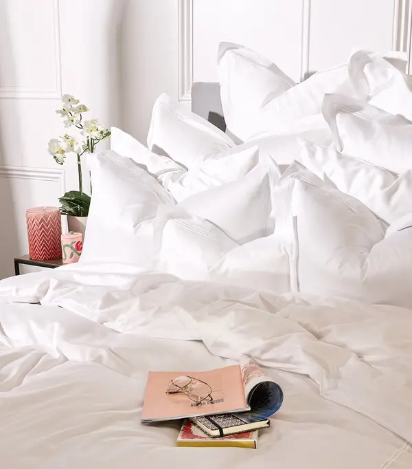 PETER REED Pendle King Oxford Pillowcase - White