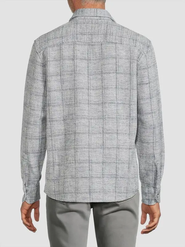 Robert Barakett Quinn Plaid Woven Overshirt