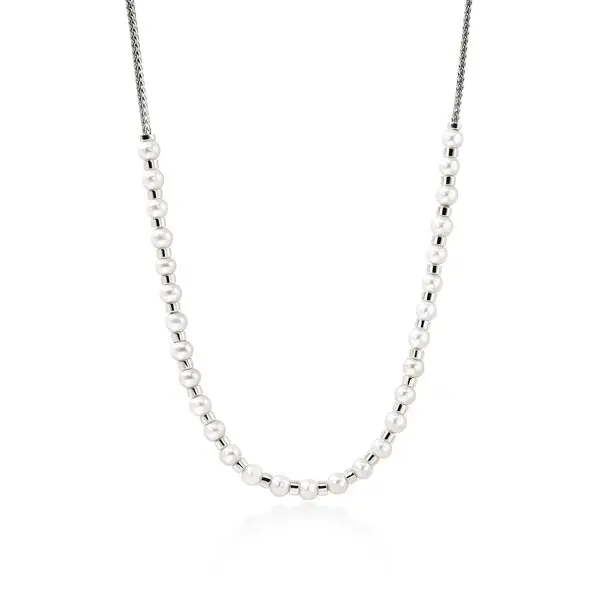John Hardy Essential Pearl Necklace - Sterling Silver