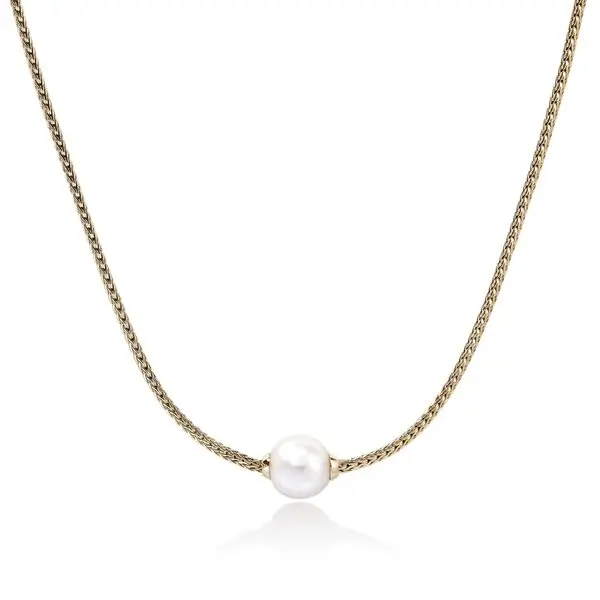 John Hardy Essential Pearl Necklace - Gold