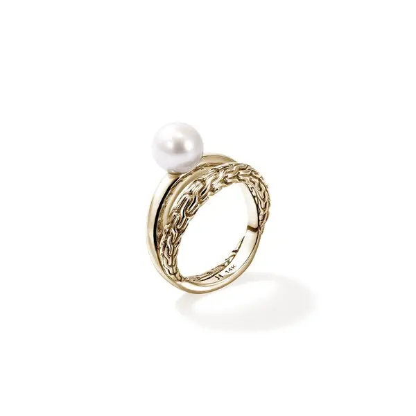 John Hardy Essential Pearl Ring - Gold