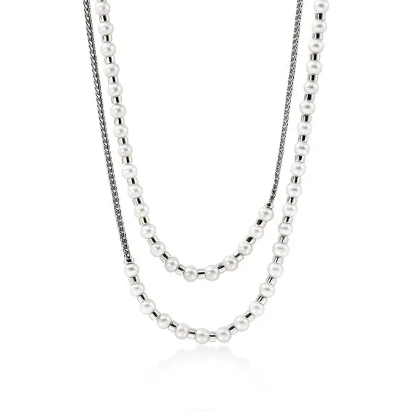 John Hardy Essential Pearl Necklace - Sterling Silver