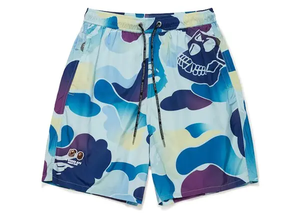 BAPE X Bored Ape Yacht Club Water Shorts - Blue