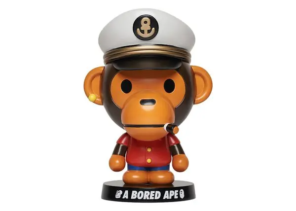 A BATHING APE X Bo Ape Yacht Club Figure - Red