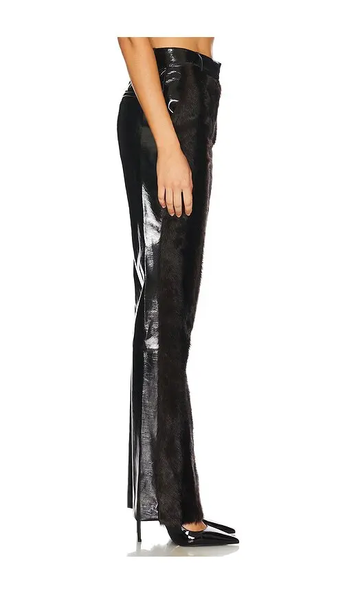 AKNVAS Barberini Faux Fur Pant - Black