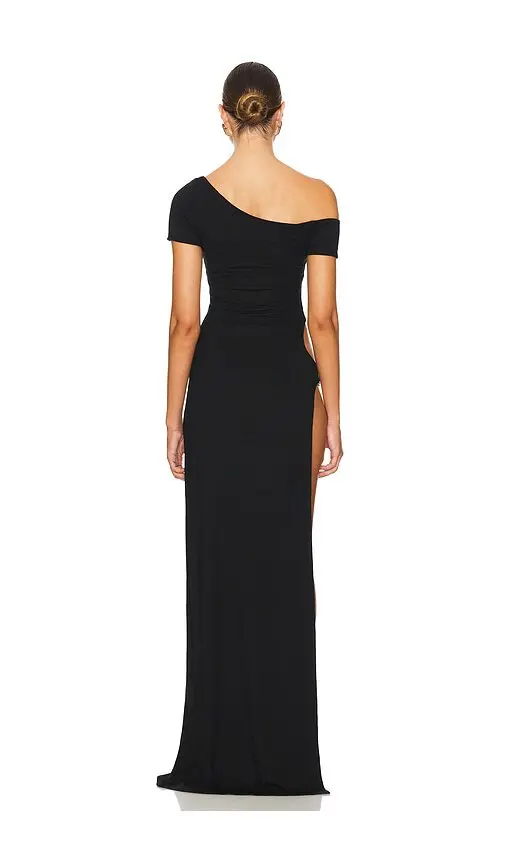 SID NEIGUM Off-shoulder Cutout Maxi Dress