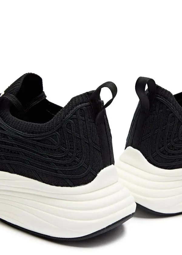 Apl Techloom Zipline Sneakers - Black And White