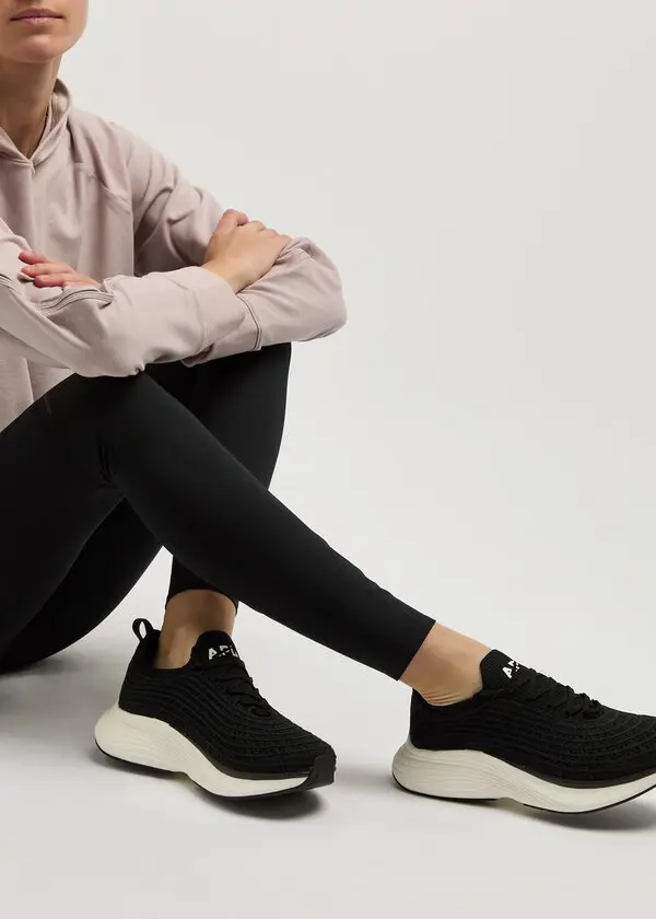 Apl Techloom Zipline Sneakers - Black And White