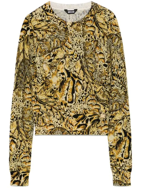 Just Cavalli Leopard-print Sweater