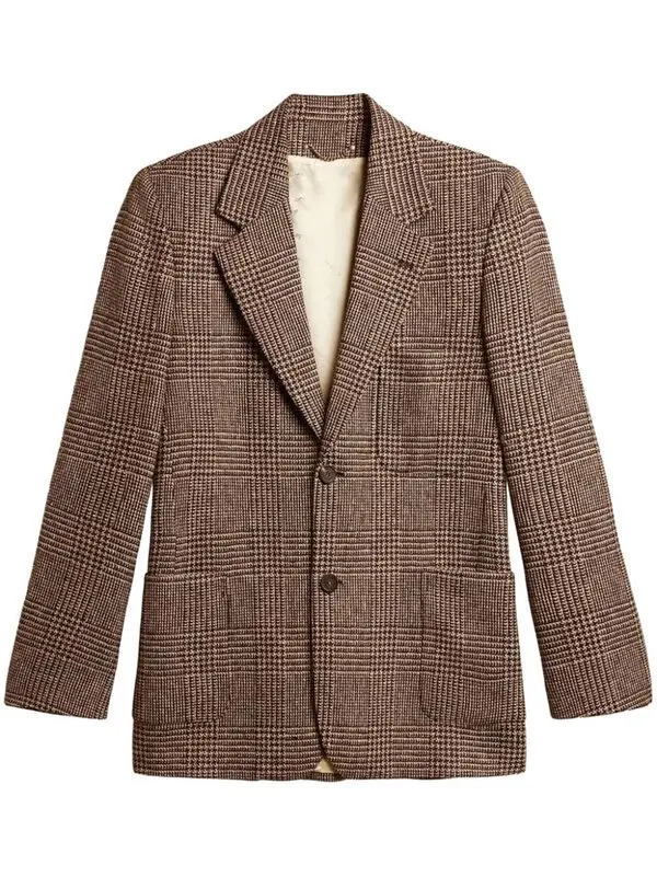 GOLDEN GOOSE Checked Blazer