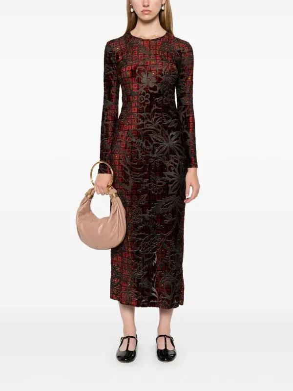 Pierre-louis Mascia Pillow Midi Dress - Black