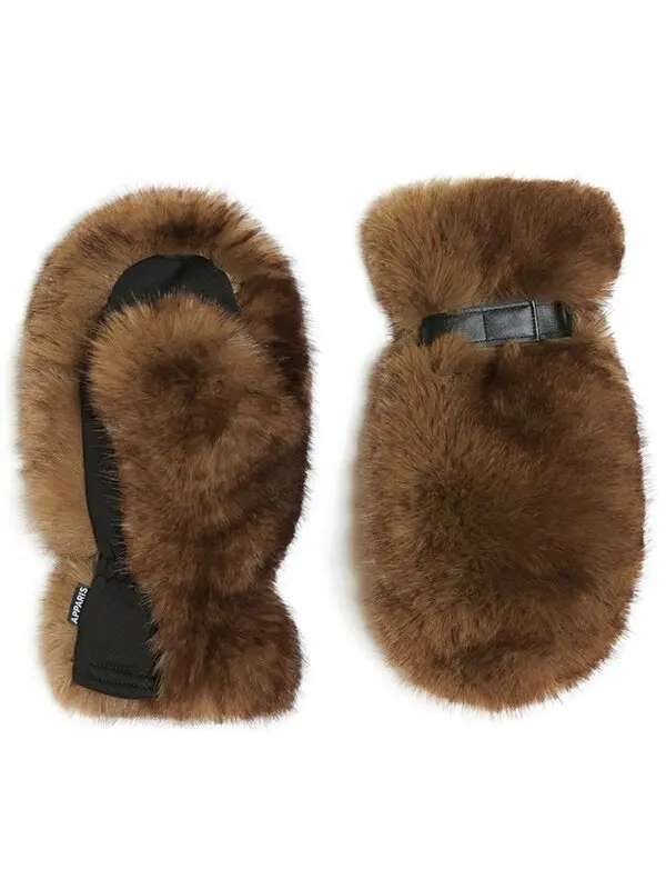 Apparis Lumi Mittens - Brown