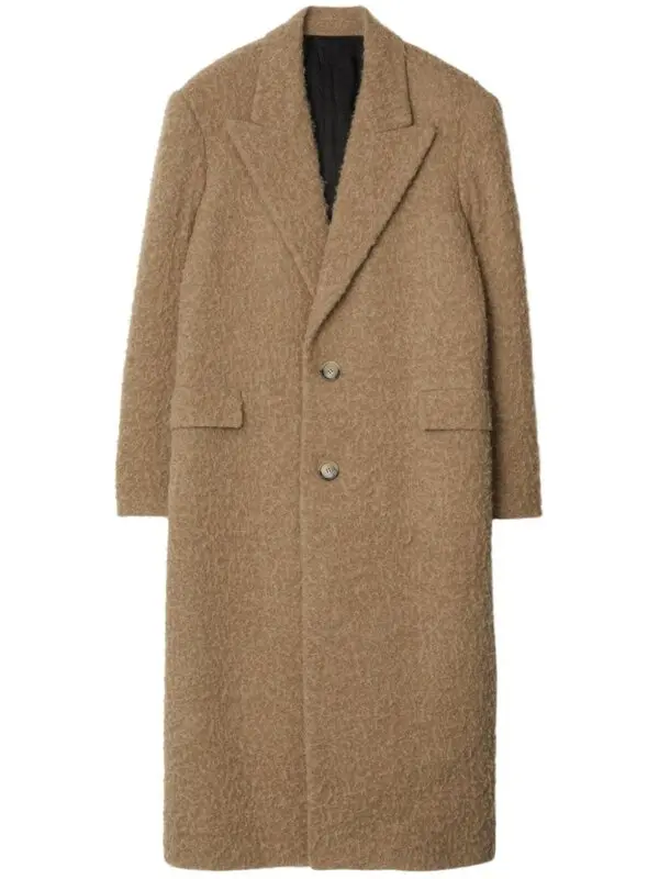 Burberry Buttoned Tailored Coat