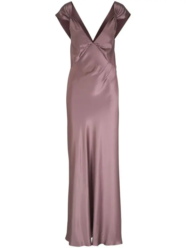 Saint Laurent Silk Maxi Dress