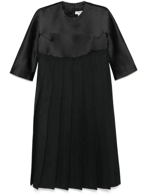 Comme Des Garçons Pleated Midi Dress