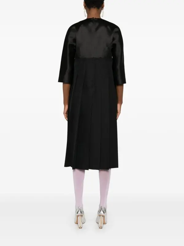 Comme Des Garçons Pleated Midi Dress