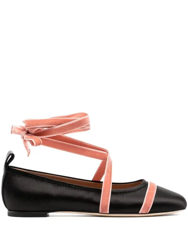 MALONE SOULIERS Spencer Ballerina Shoes - Black