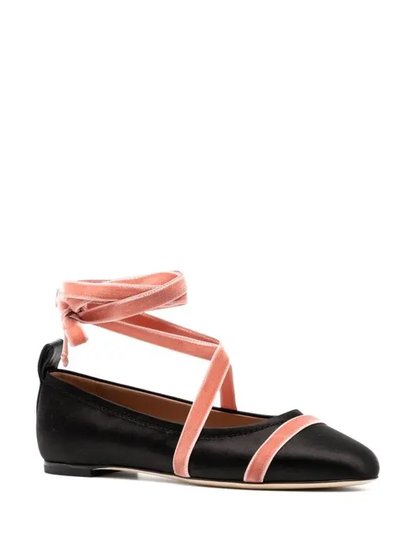 MALONE SOULIERS Spencer Ballerina Shoes - Black
