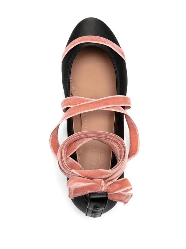 MALONE SOULIERS Spencer Ballerina Shoes - Black