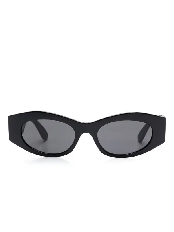 Versace Medusa Head-plaque Sunglasses - Black